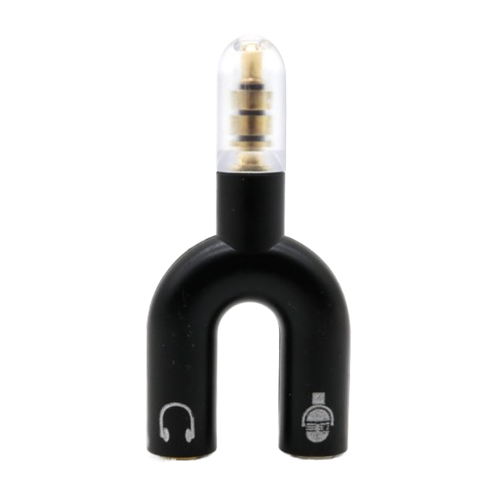 SHZONS Audio Jack Splitter 3.5mm Jack Adapter 2 In 1 U Type 3.5mm ...