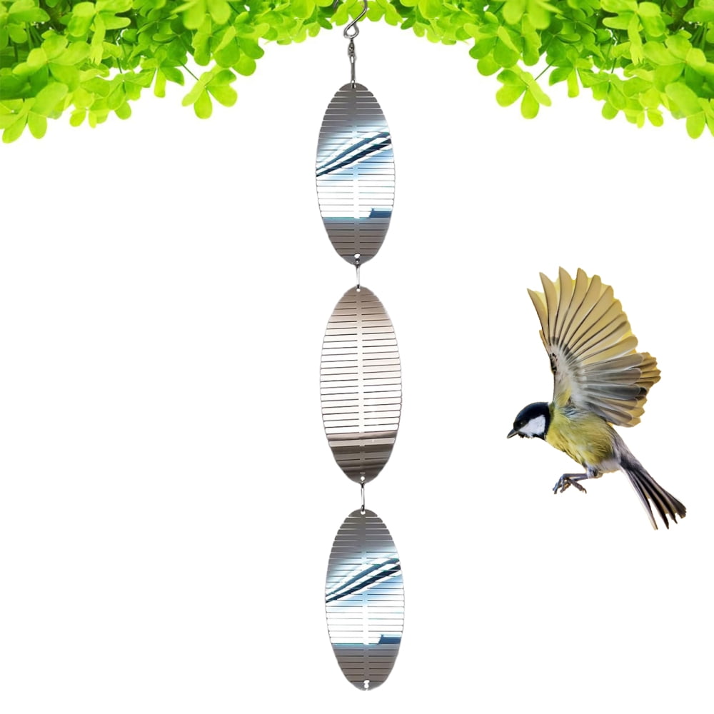 SHZONS Bird Scare Devices Sparkling Wind Spinner Reflectors ...