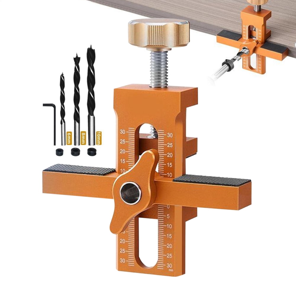 SHZONS Cabinet Door Positioning Tool Cabinet Hardware Jig with Quick ...