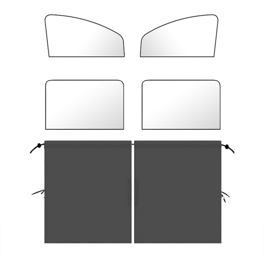 SHZONS Car Window Curtains Breathable Car Privacy Screen UV-Blocking ...