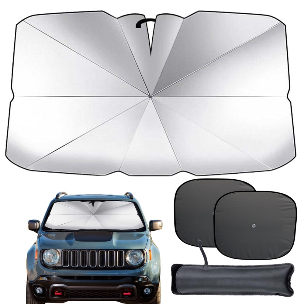 SHZONS Car Windshield Sun Shade Umbrella Umbrella Car Shade Front ...