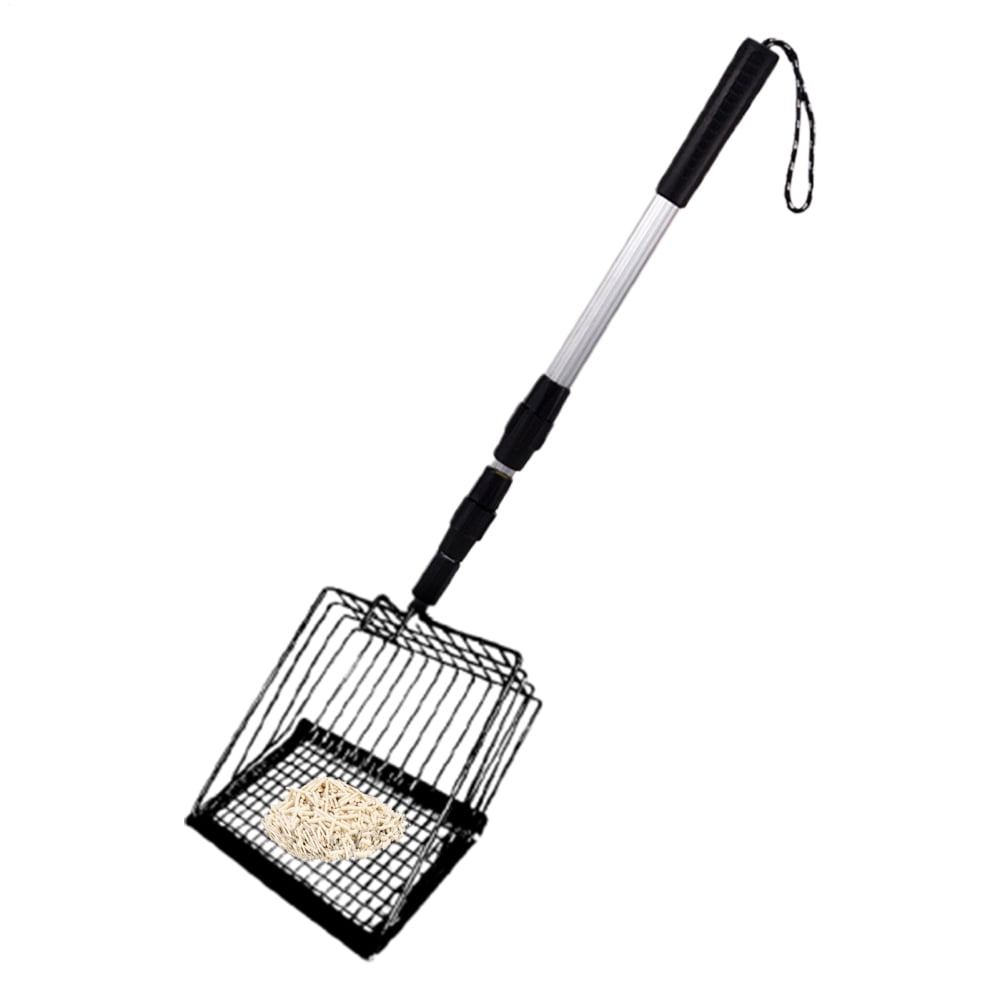 SHZONS Cat Scooper for Litter Box Long-Handled Cat Litter Shovel Long ...