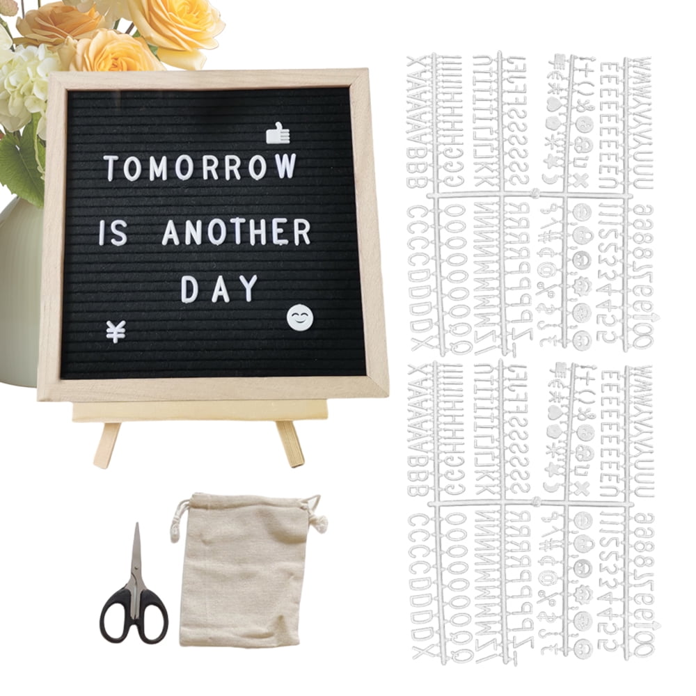 SHZONS Changeable Letter Boards Small Letter Board Rustic Felt ...