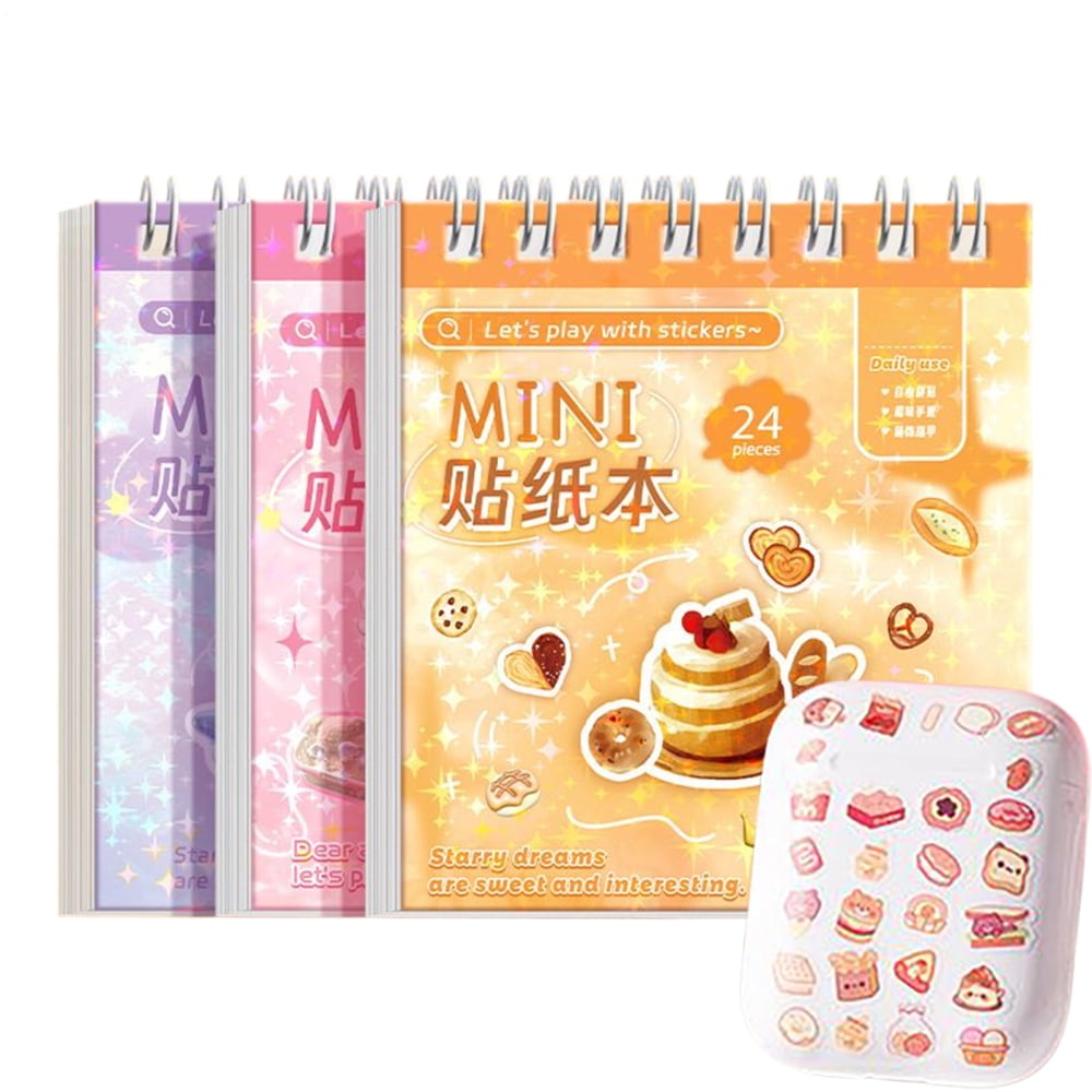 SHZONS Cute Scrapbook Stickers Cartoon Journal Stickers Handmade ...