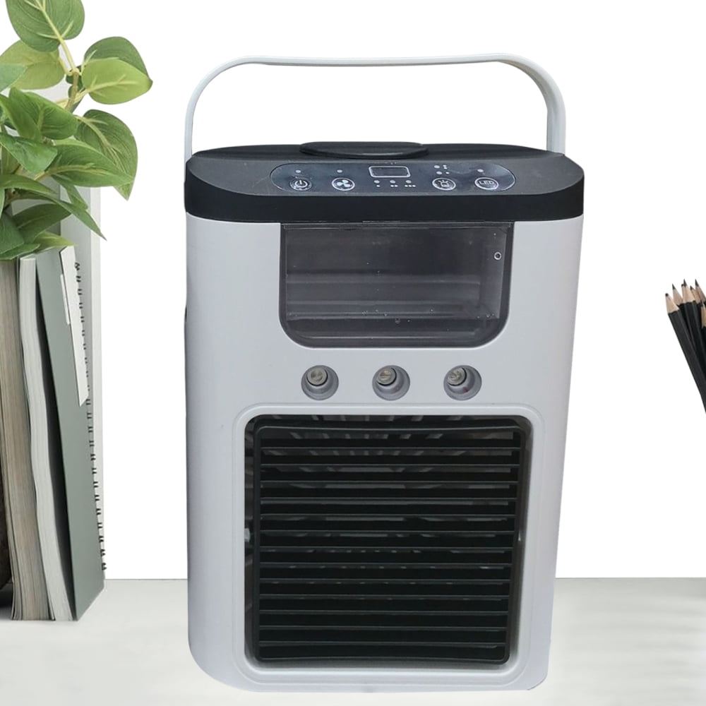SHZONS Desktop Air Cooler Air Cooling Fan Personal Small Conditioner ...