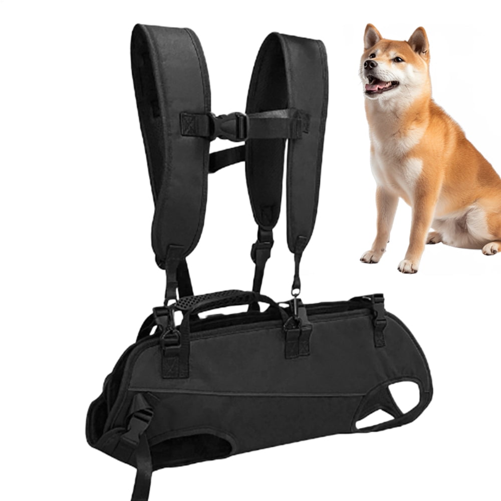SHZONS Dog Lift Harness Adjustable Portable Horizontal Dog Carrying Sling Wearable ...