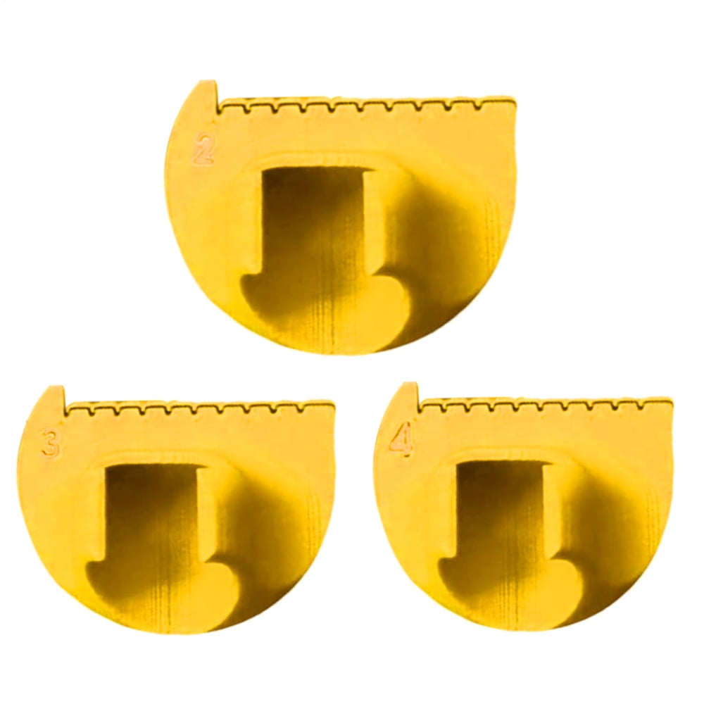 SHZONS Edge Stitching Tool Sewing Finger Ruler Set Of 3 Templates ...