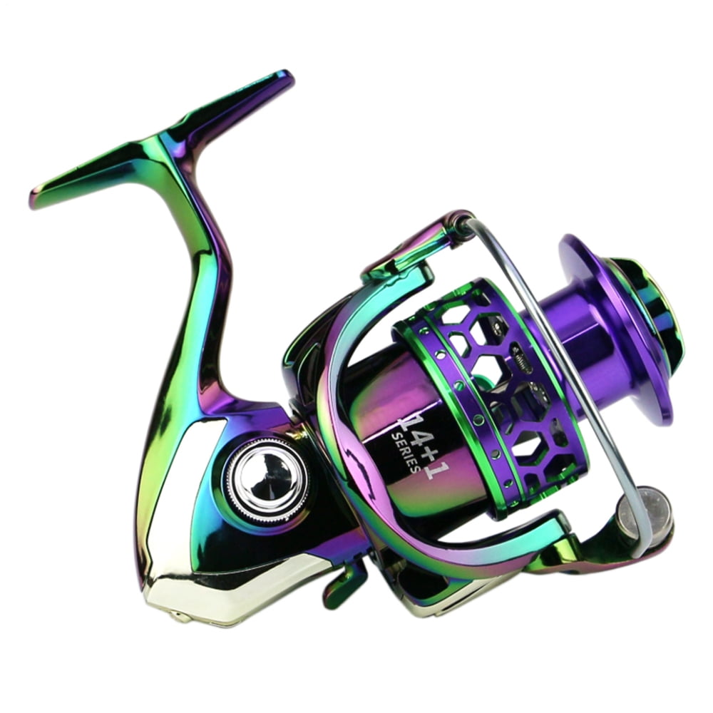 SHZONS Fishing Reel Spin Reel Saltwater Baitcaster Wheel Smooth ...