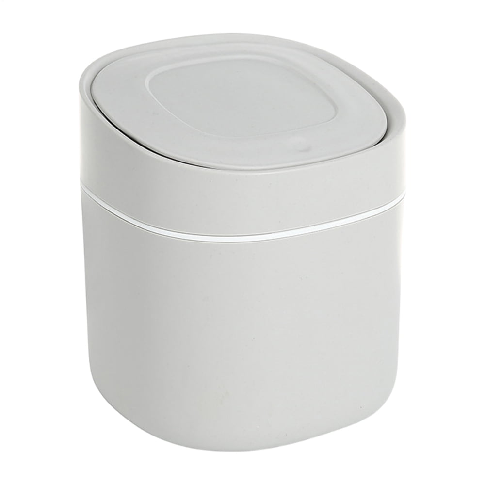 SHZONS Garbage Can for Desktop Desk Garbage Can with Press Lid Multi ...