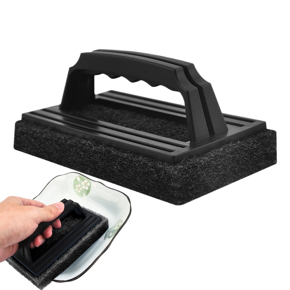 SHZONS Grill Grate Scrubber Griddle Cleaning Brush with Ergonomic ...