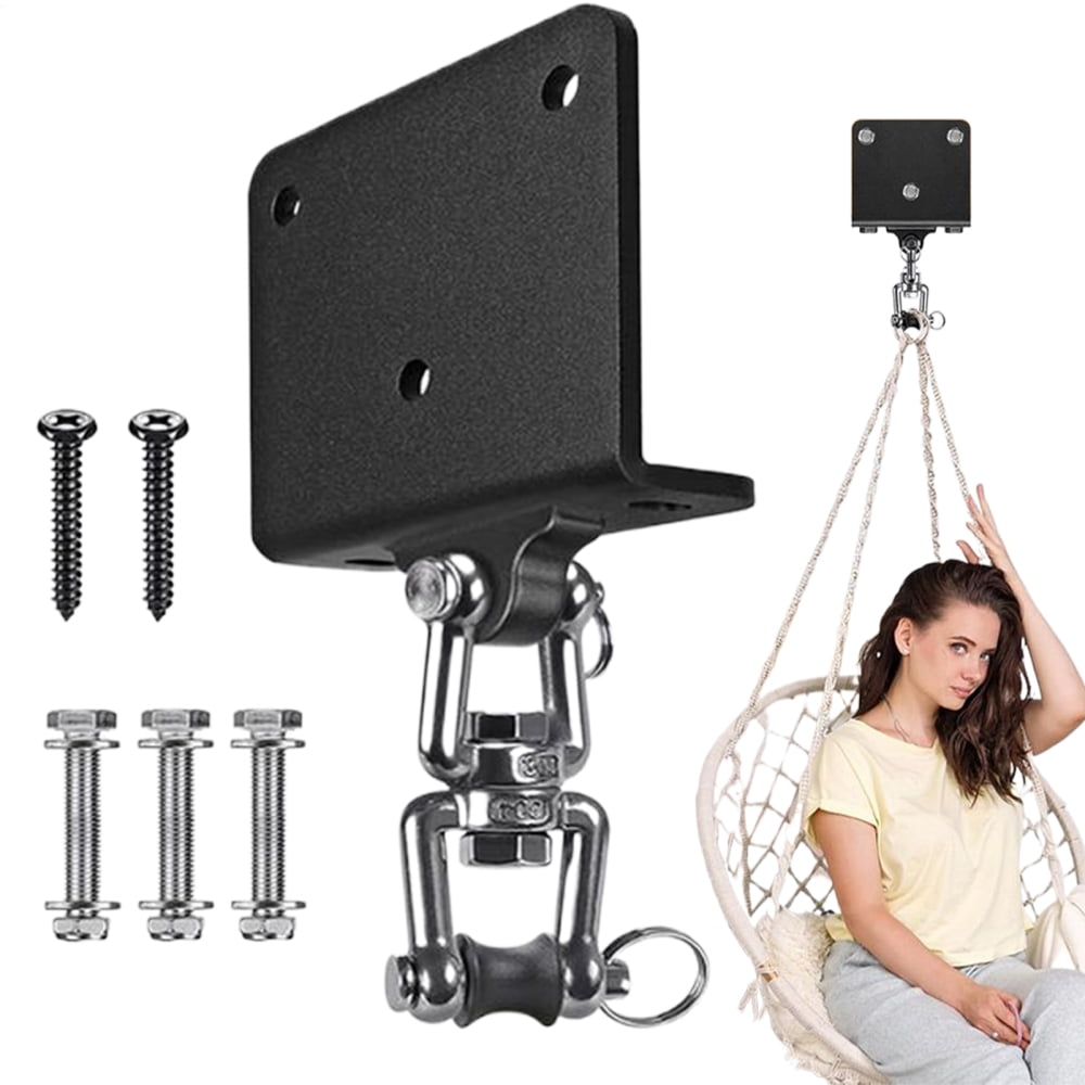 SHZONS Heavy Bag Mount Punching Bag Ceiling Mount 360 Degree Rotation ...