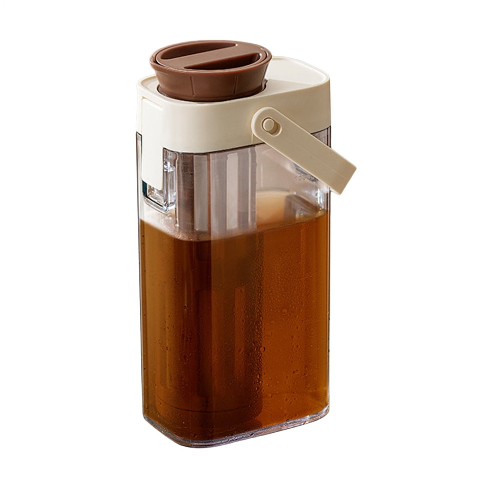 SHZONS Iced Tea Pitcher Pitchers With Lids 1000ml Transparent Dispenser ...