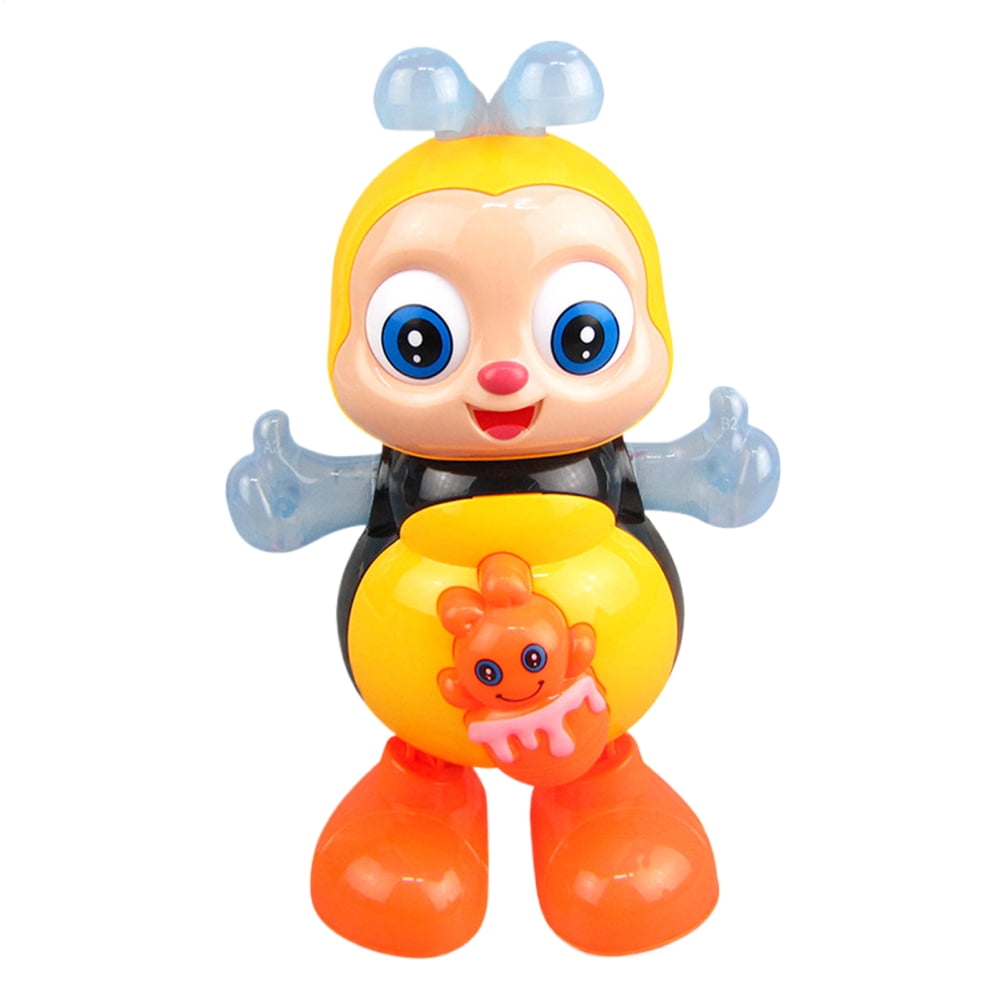 SHZONS Kids Dancing Toys Electric Bee with Music & Lights Sensory Fun ...