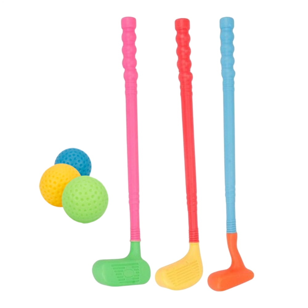 SHZONS Kids Golf Clubs Toddler Toy Golf Club Set with Balls Interactive ...