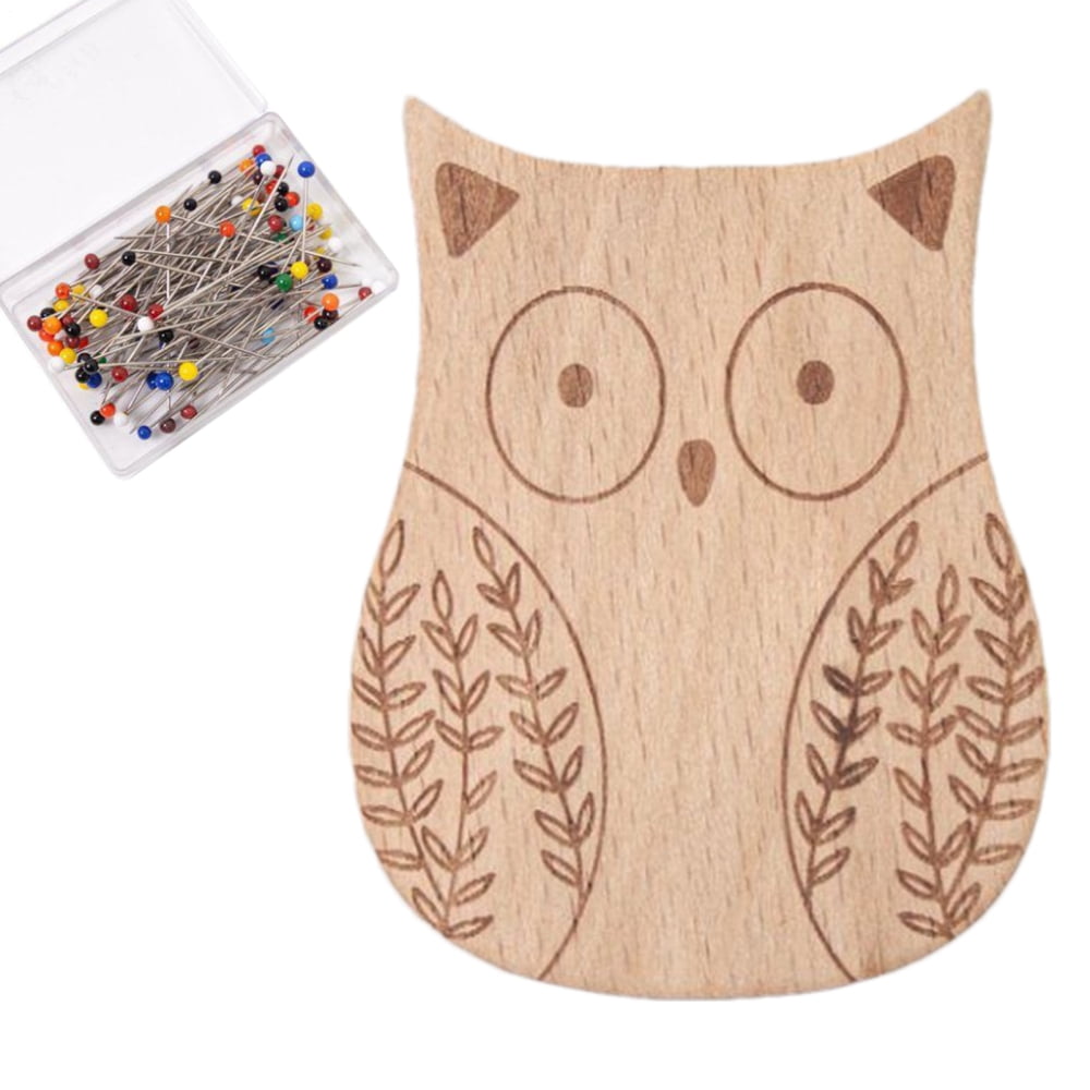 SHZONS Magnetic Pin Holder Cute Magnetic Sewing Needle Holder with 100 ...