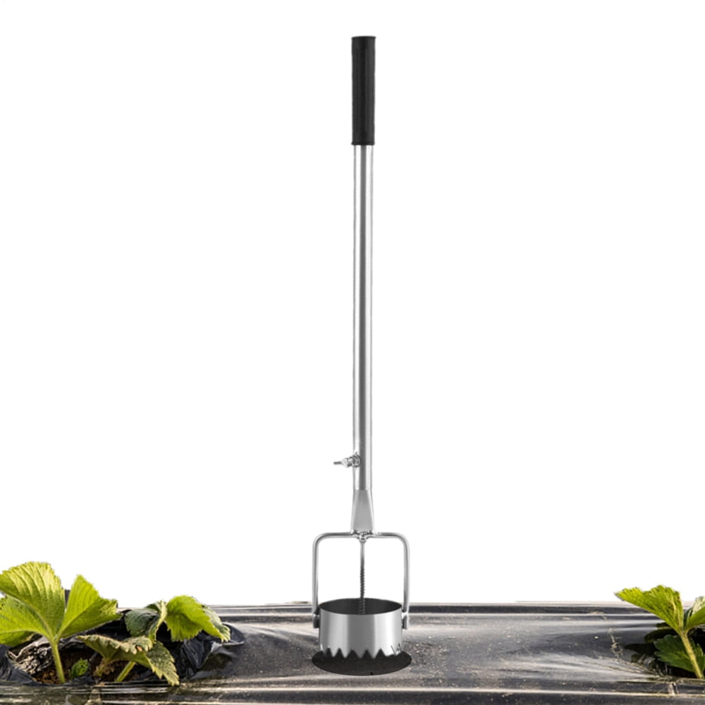 SHZONS Mulch Film Hole Puncher Ergonomic Stainless Steel Hand ...