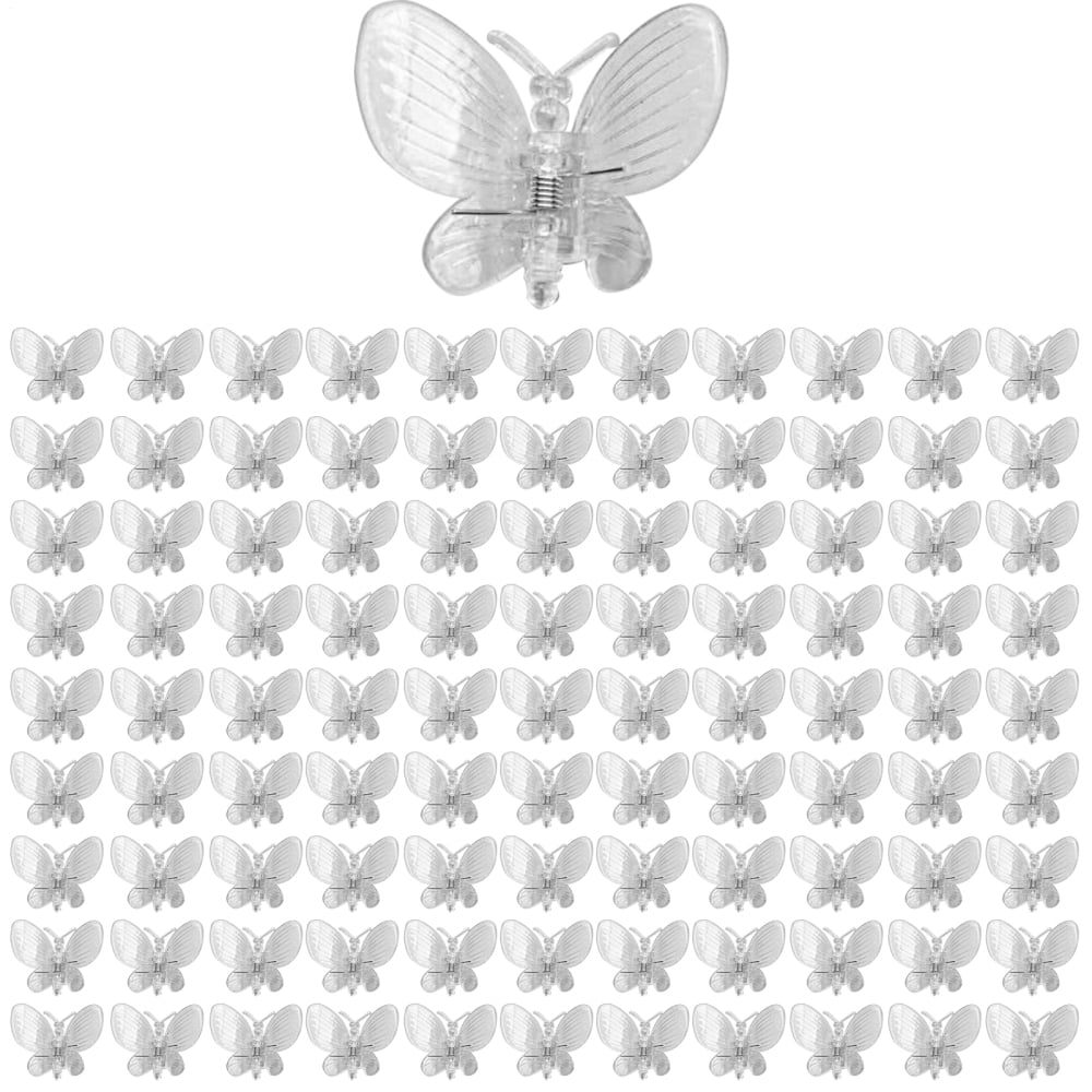 SHZONS Orchid Clips Garden Clips For Climbing Plants 100X Thick Clamp ...