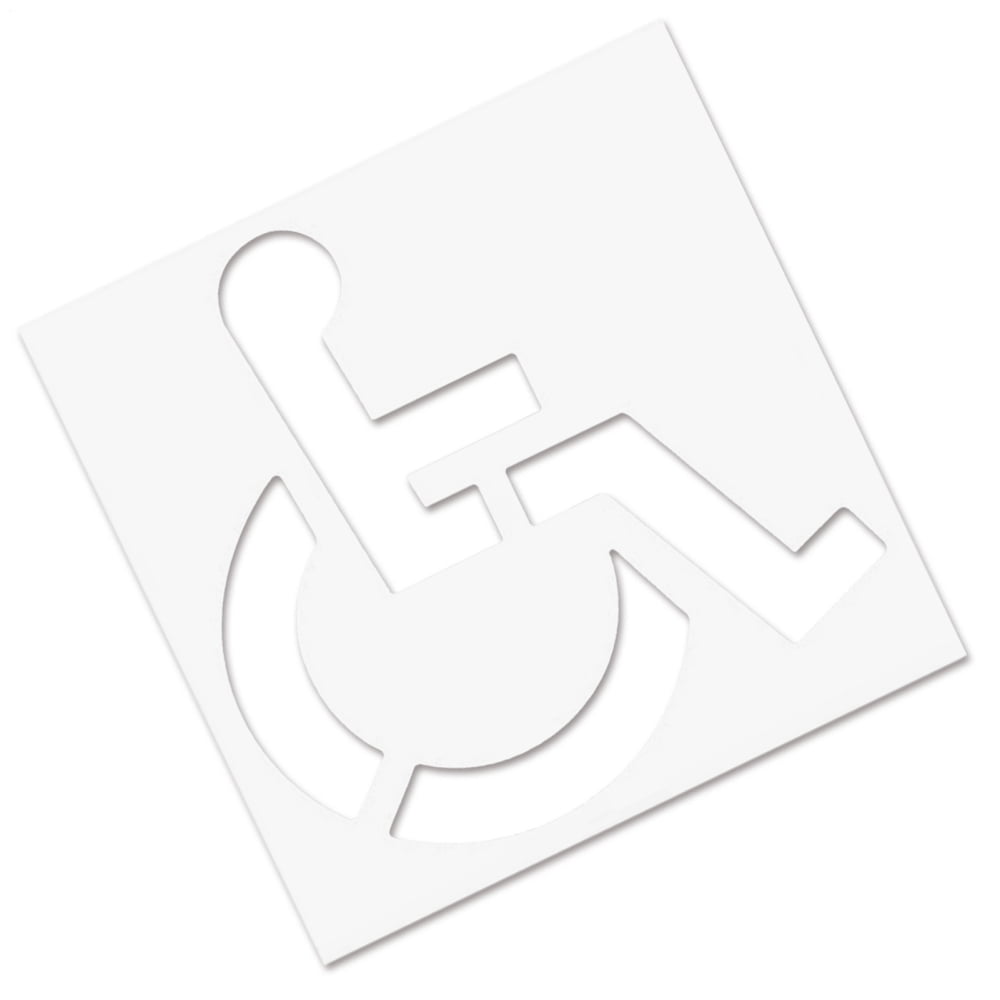 SHZONS Parking Lot Stencil Handicap Paint Template Weather-Resistant ...