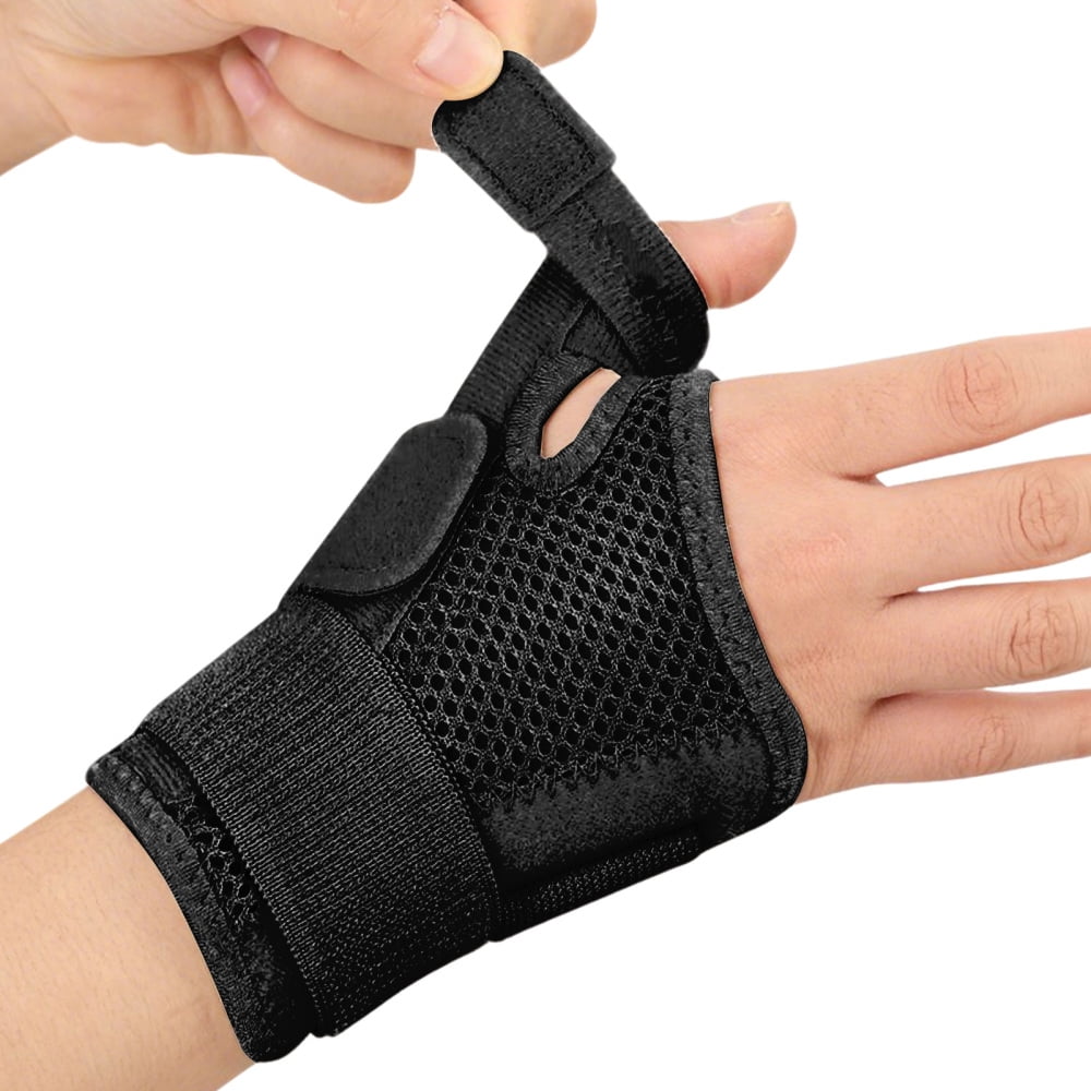 SHZONS Wrist Brace with Thumb Support Carpal Guard for Climbing ...