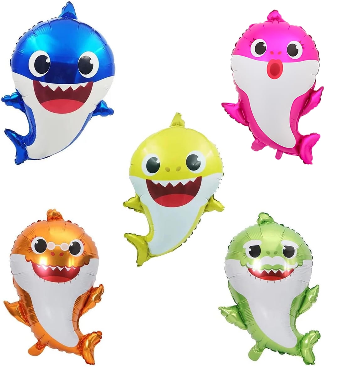 SHarks 5pcs Balloons bouquet for birthday party decoration, Baby shower ...