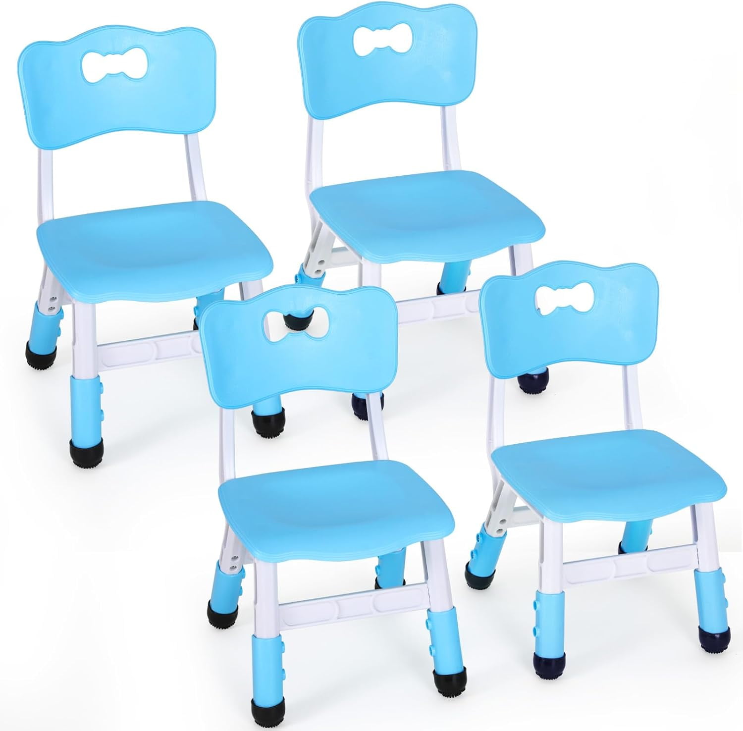 Adjustable Kids Chair 3 Levels Adjustable Stackable Toddler Chairs ...