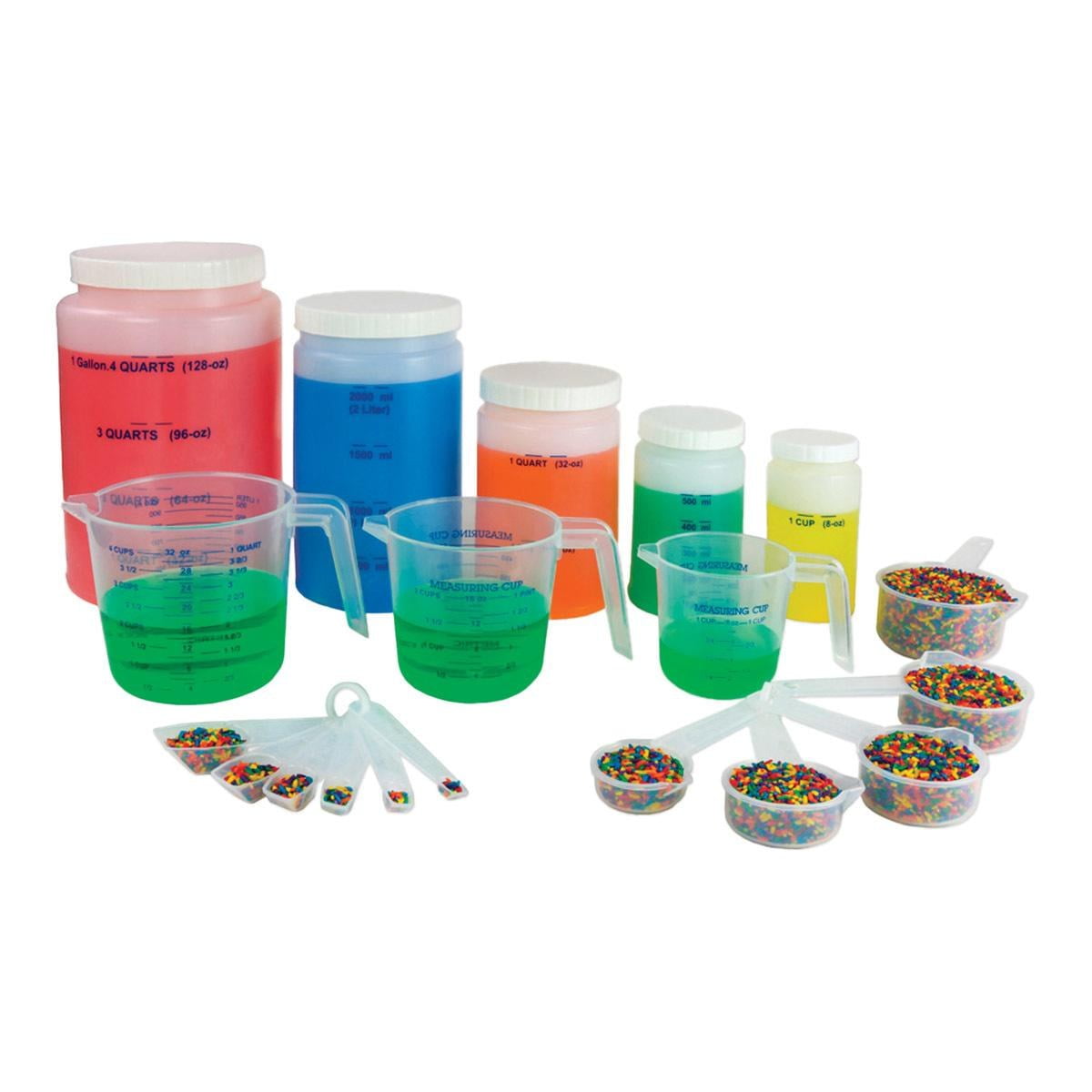 SI Manufacturing Classroom Measurement Bottles, Jars and Cups, and ...