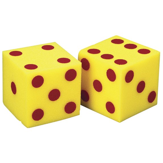 SI Manufacturing Giant Foam Dot Dice, 1 Pair - Walmart.com