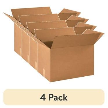 SI Products 25" x 19" x 12" Kraft Corrugated Tote 25/Pack (MT251912 ...