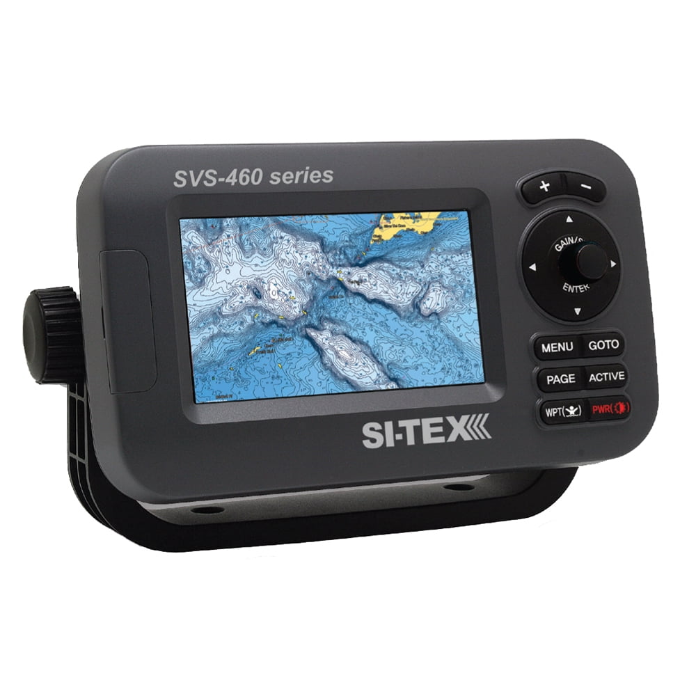 SI-TEX SVS-460C Chartplotter - 4.3" Color Screen w/Internal GPS an ...
