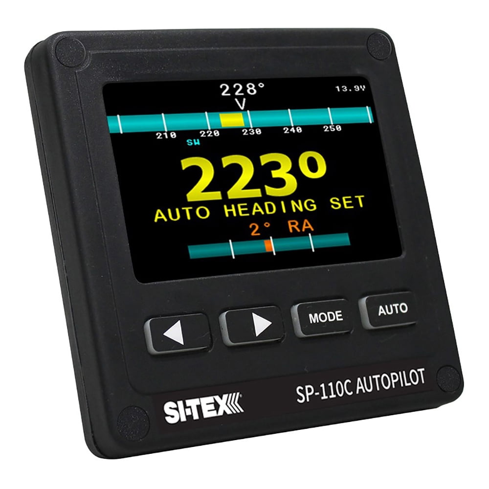 SI-Tex SP110C-RF-2 SP-110C Color System with 9 Axis Compass, Rudder Feedback & 12CI Reversing ...
