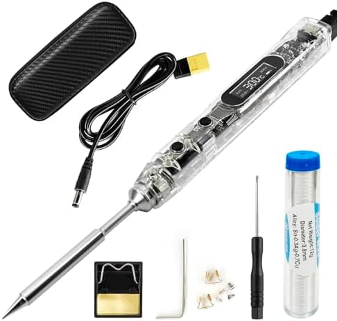 SI012 Soldering Iron Kit, 68W Portable Soldering Iron Electric, Fast ...
