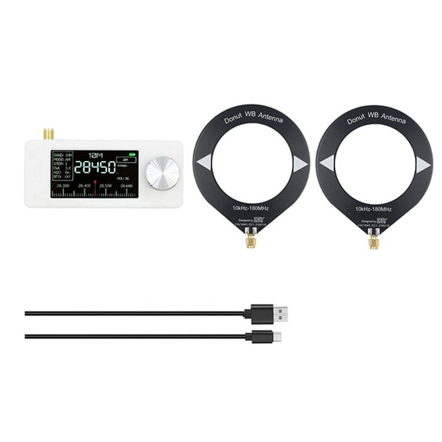 SI4732 Full Band Radio with Loop Antenna 10Khz-180Mhz Portable LSB USB ...