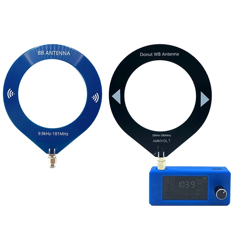 SI4732 Mini Radio Receiver+2XLoop Antenna 9.9KHz-181MHz Portable ...