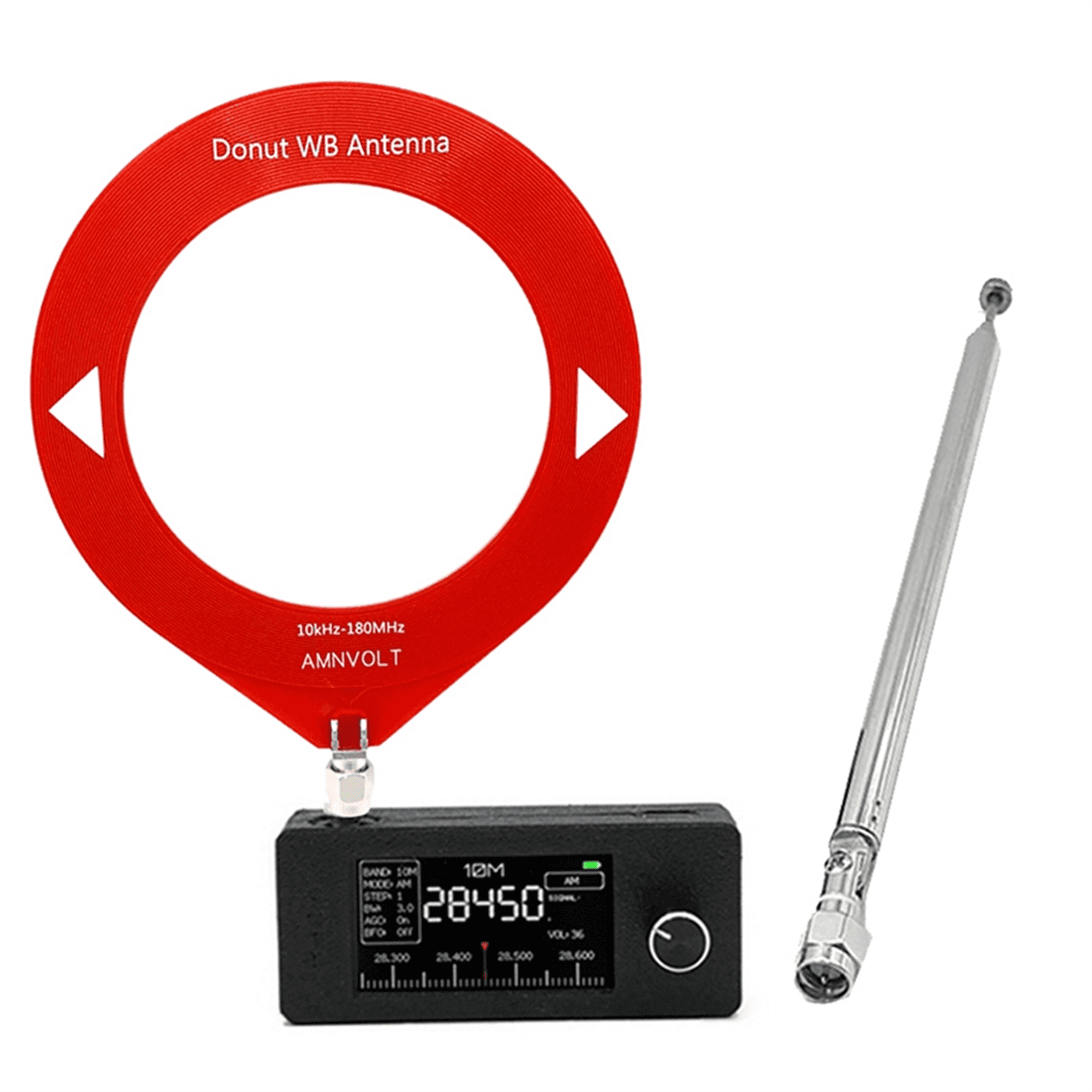 SI4732 Mini Radio Receiver+Antenna 10KHz-180MHz Portable Shortwave ...