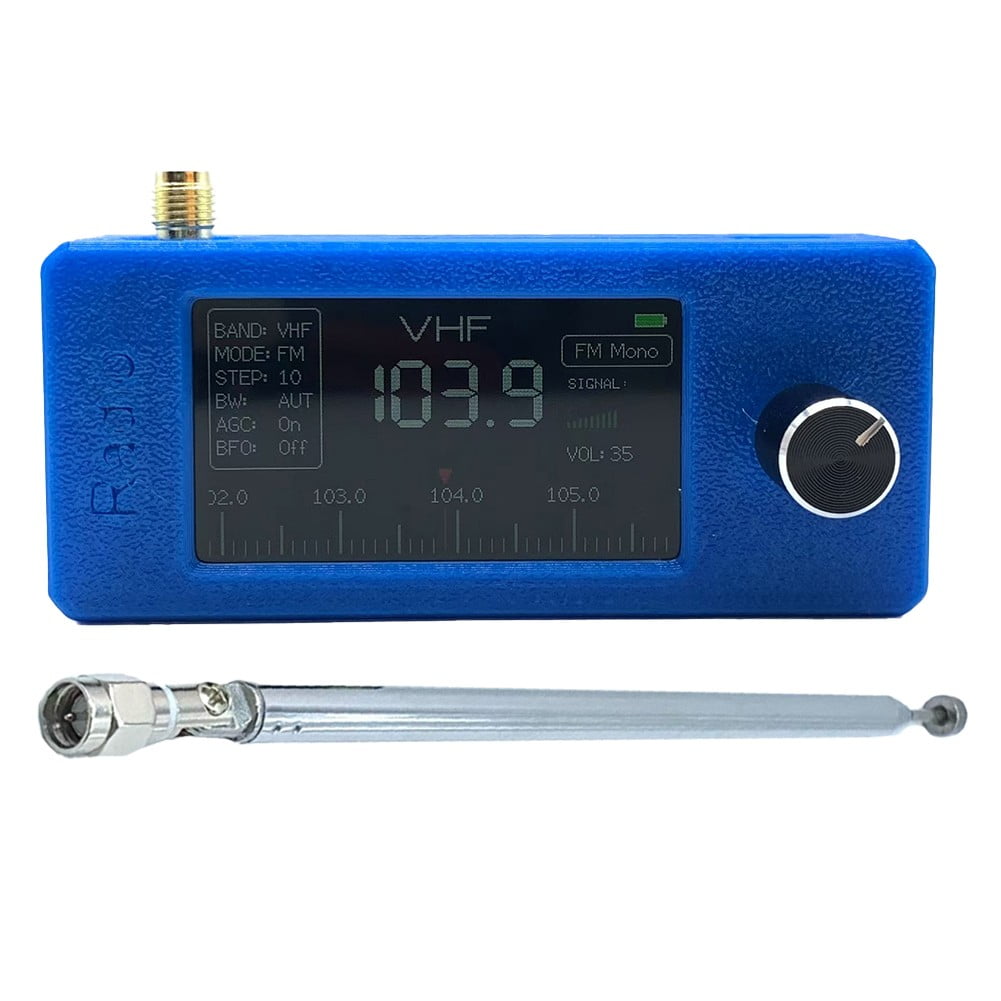 SI4732 Pocket Radio Receiver 0.5-108MHz Mini DSP Radio with 1.9" IPS ...