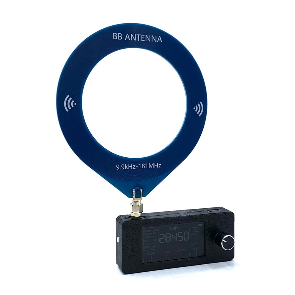 SI4732 Pocket Radio Receiver 0.5-108MHz Mini Radio with 1.9" IPS Screen DAB AM FM LSB USB for ...