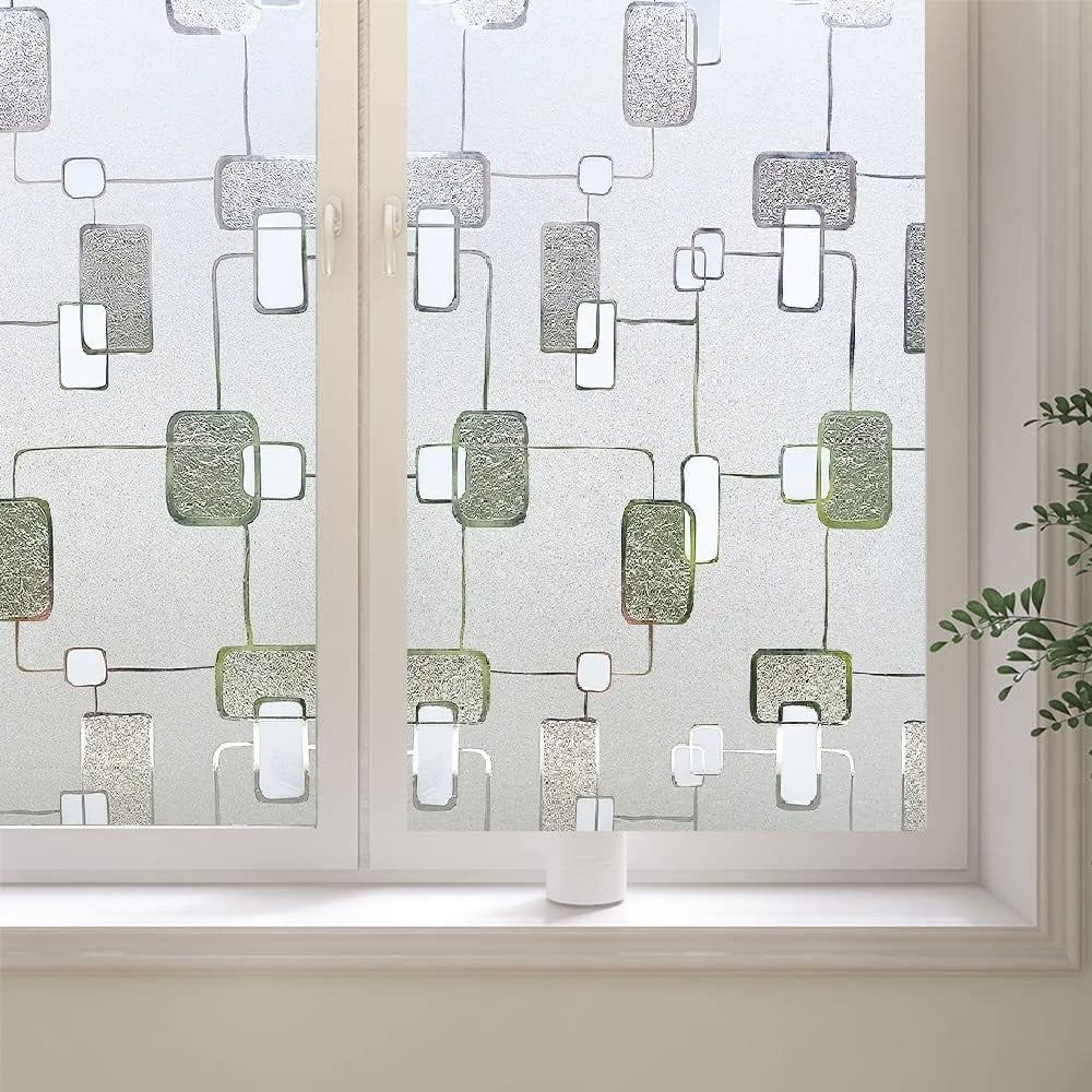 SIA VENDORS Privacy Window Film No Glue Static Cling AntiUV Static ...