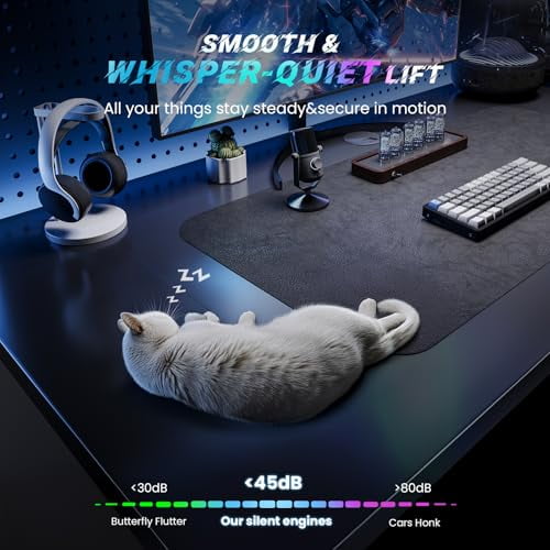 SIAGO Electric Standing Desk Adjustable - 48 x 24 Inch Sit Stand up ...