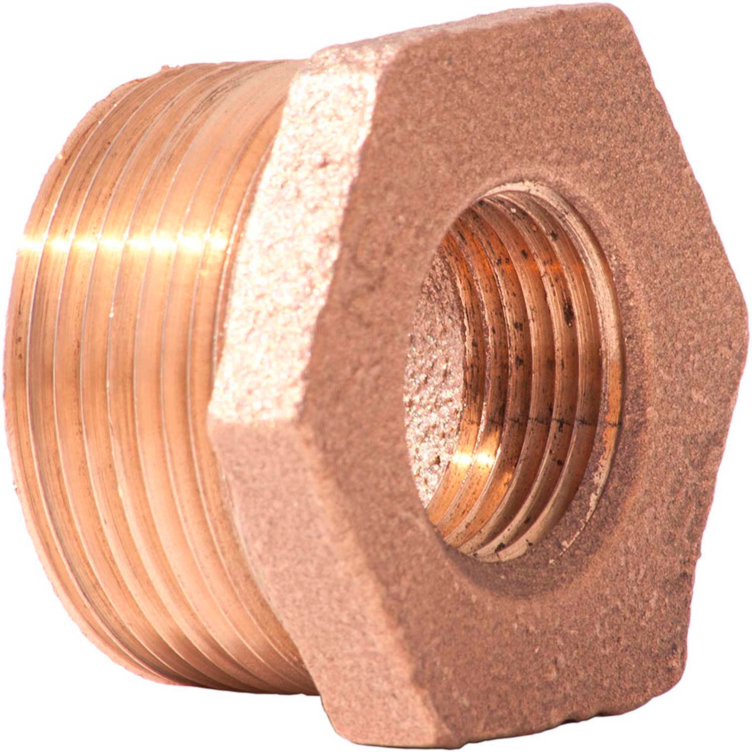 SIAM 1" X 1/2" Lead Free Brass Bushing, MNPT X FNPT - Walmart.com