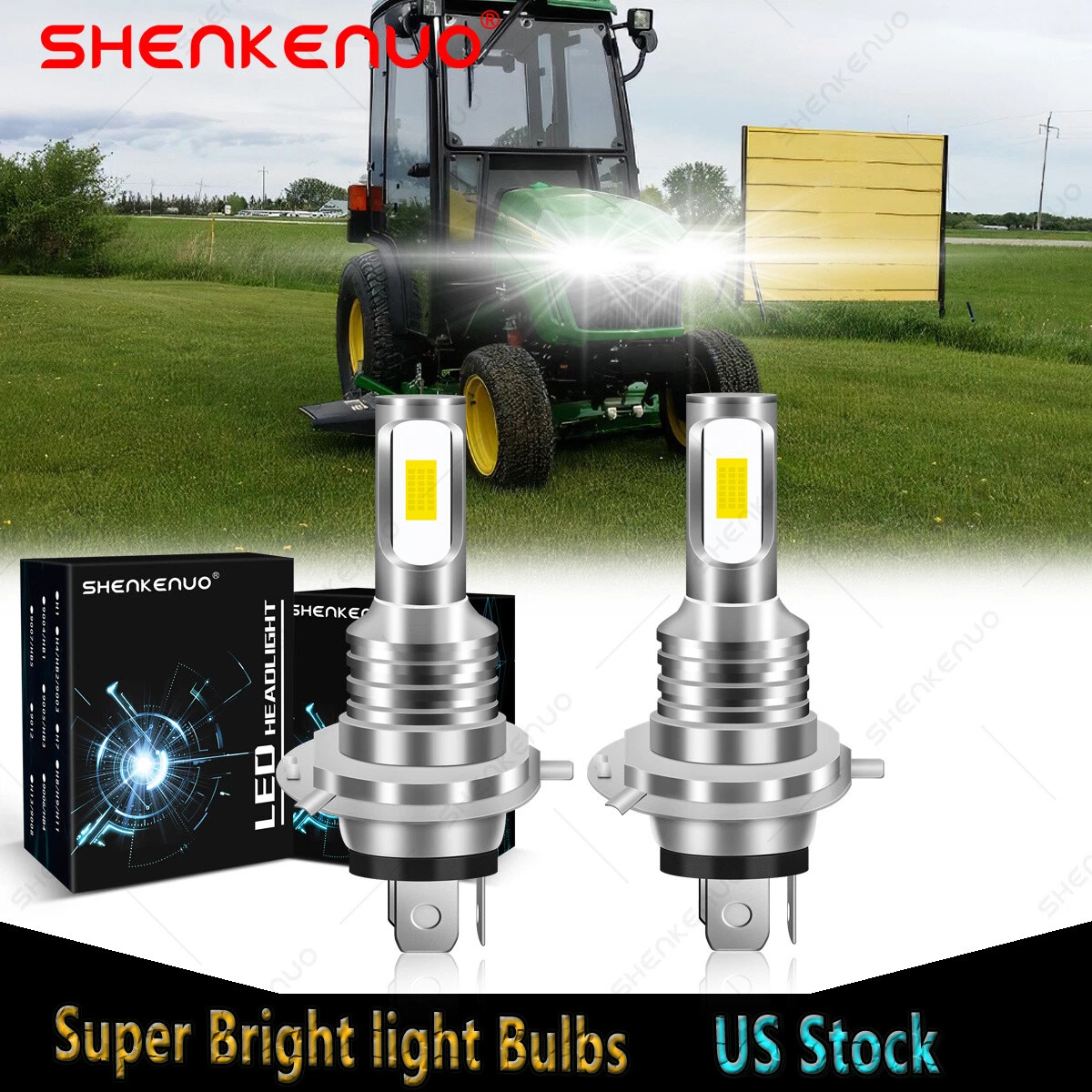 SIANA- 2 Super Bright Led Light Bulbs For Deere 2025R 2026R 2520 2720 ...