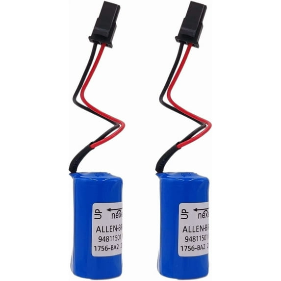 SIANA- 2Pcs Ab 1756-Ba2 3V Battery For Allen Bradley Plc 1756-Ba2 ...