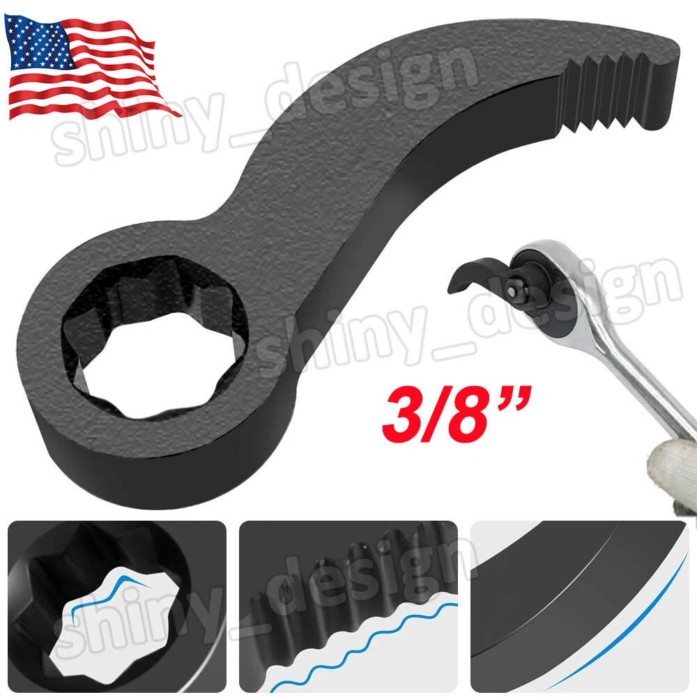 SIANA- 3/8" Pry Bar Wrench Adapter Crowbar Head Half Shaft Removal ...