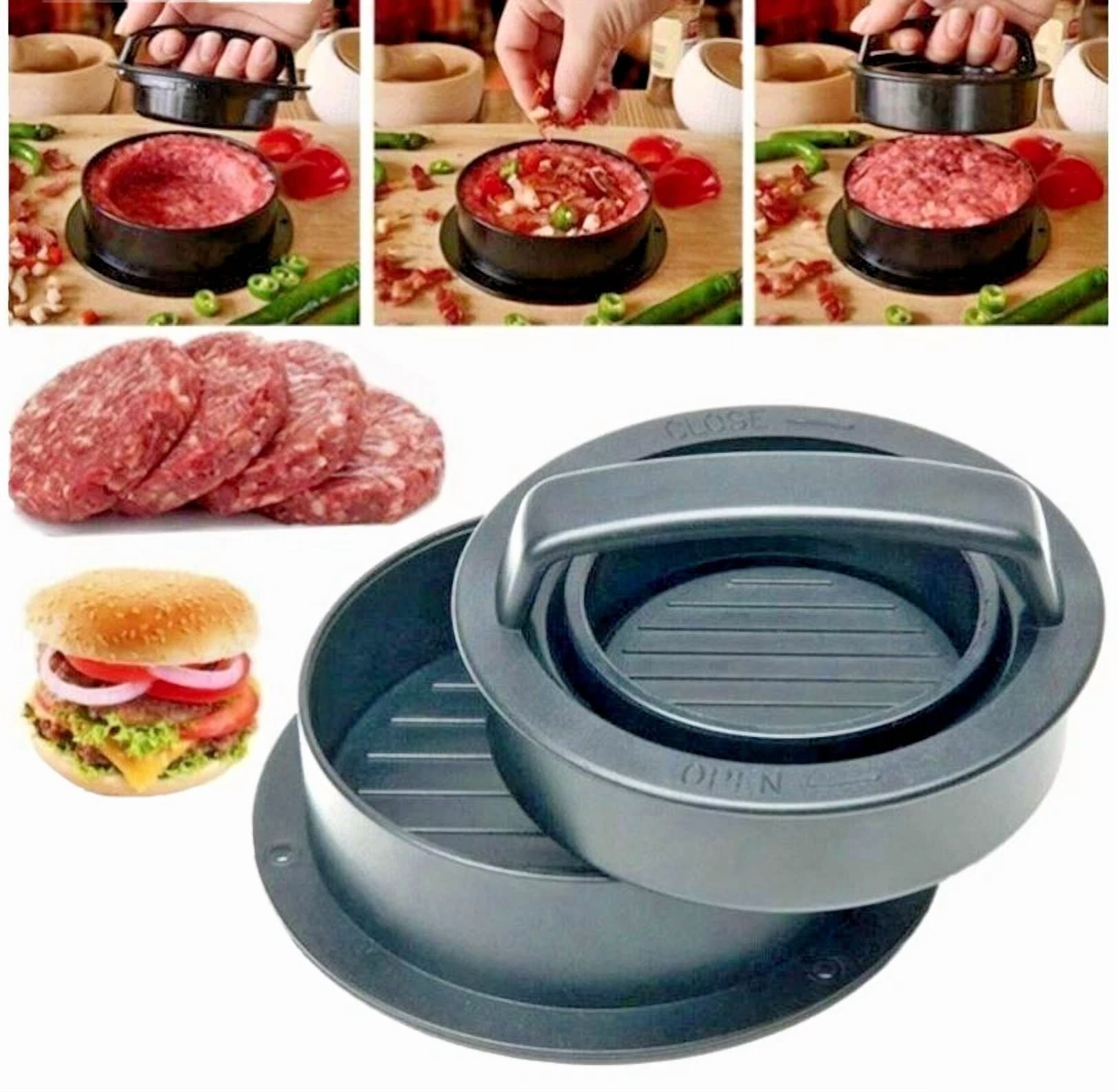 SIANA- 3 In 1 Non Stick Stuffed Burger Press Hamburger Patty Molds ...