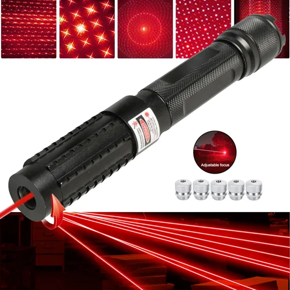 SIANA- 650Nm Adjustable Focus Red Pointer Pen Sos Visible Beam Dot ...