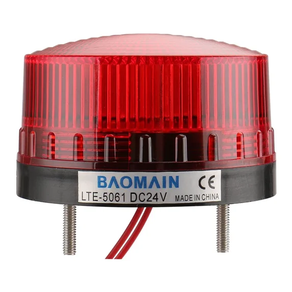 SIANA- Baomain Warning Lamp Lte-5061 Industrial Dc 24V Led Flash Strobe ...