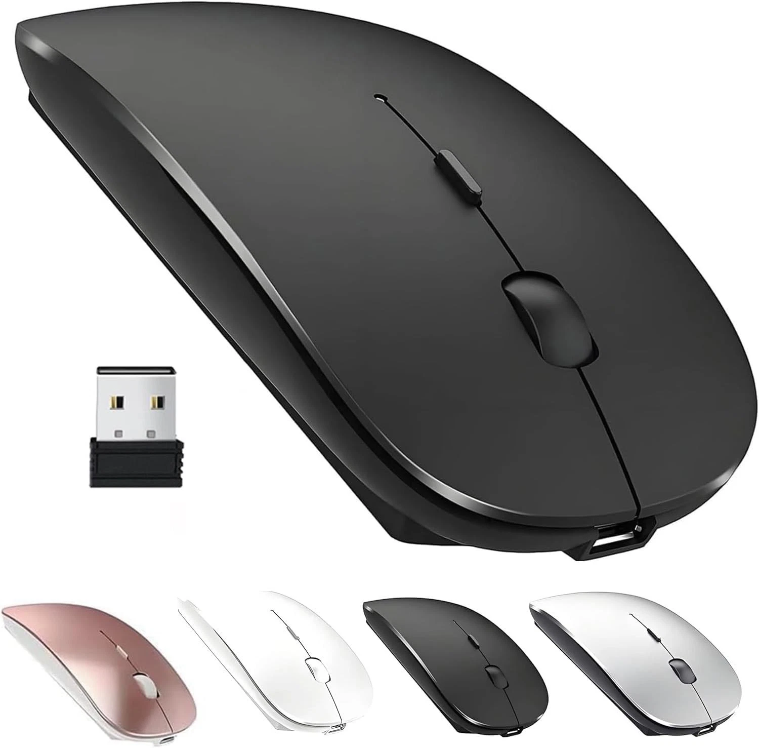 SIANA- Bluetooth Mouse,Rechargeable Wireless Mouse For Macbook Pro ...