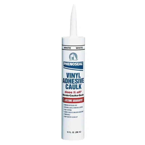 SIANA- Does It All 10 Oz. White Exterior/Interior Vinyl Adhesive Caulk ...