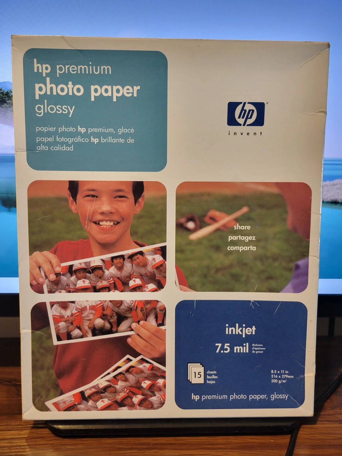 SIANA- Hp Premium Printer Photo Paper Glossy 15 Sheets 8.5" X 11" New ...