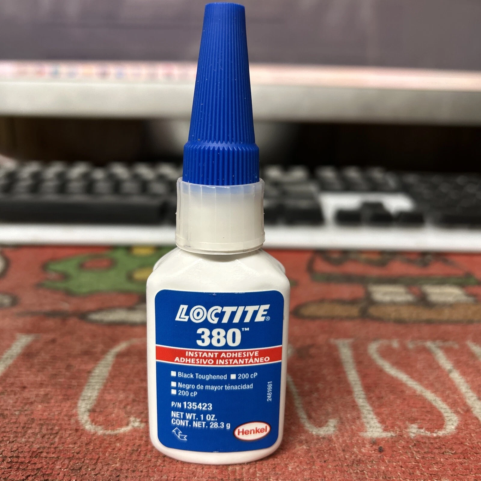 SIANA- Loctite 135423 Instant Adhesive: 380, Rubber, 1 Fl Oz, Bottle ...