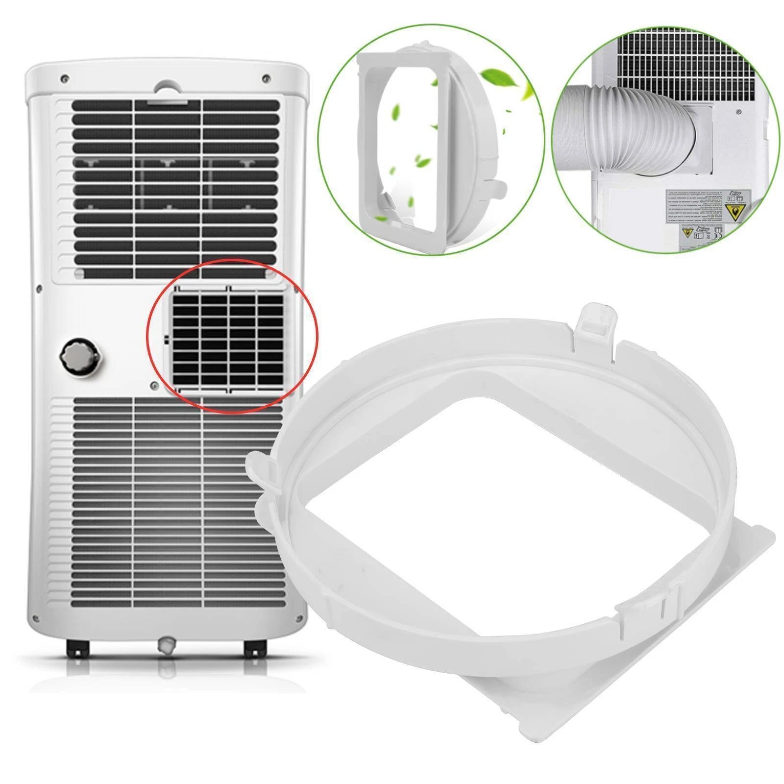 SIANA- Portable Exhaust Duct Interface Adapter For Air Conditioner Hose ...
